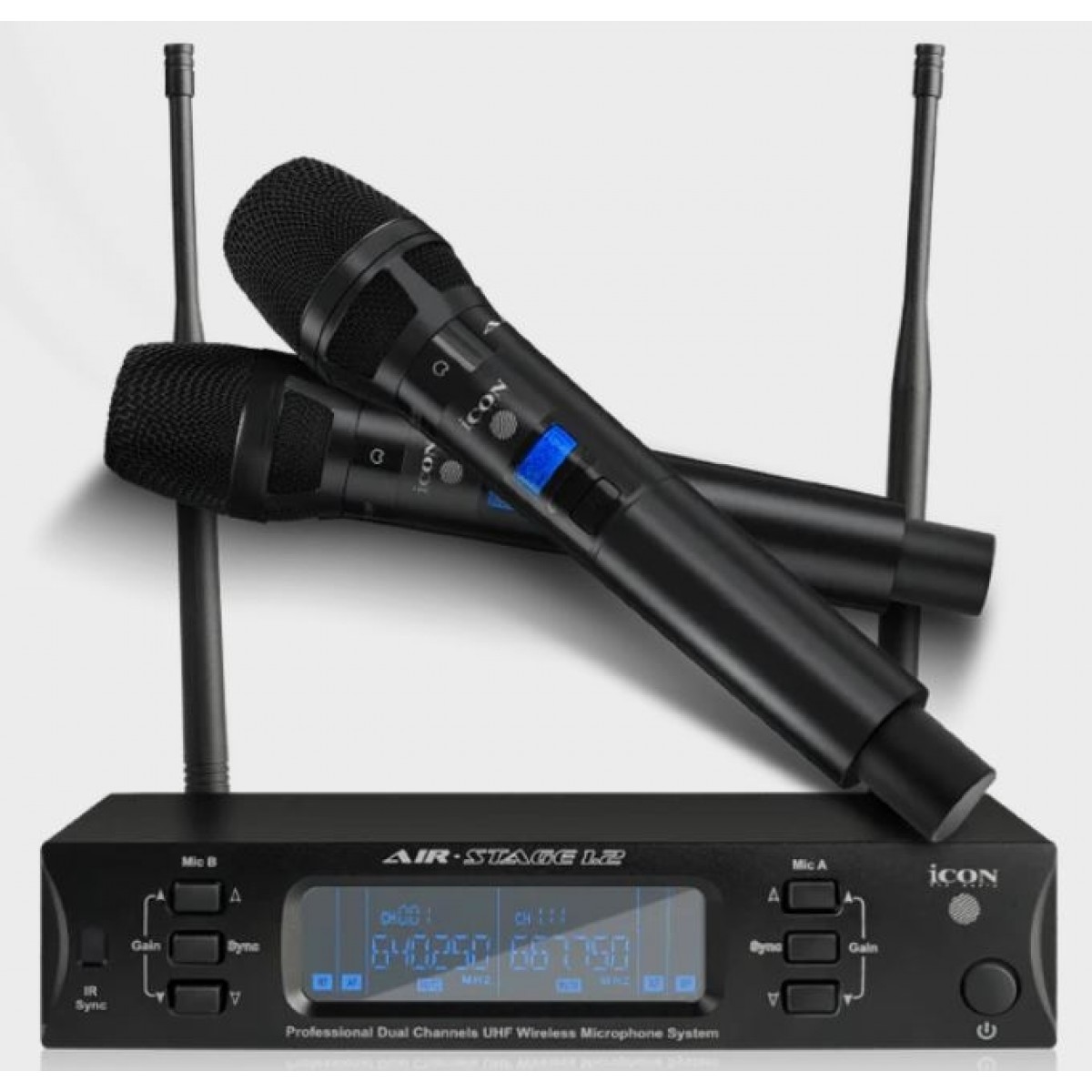 Live Sound Shop | Sale On Now! | ICON WIRELESS MIC SYSTEM DUO MIC