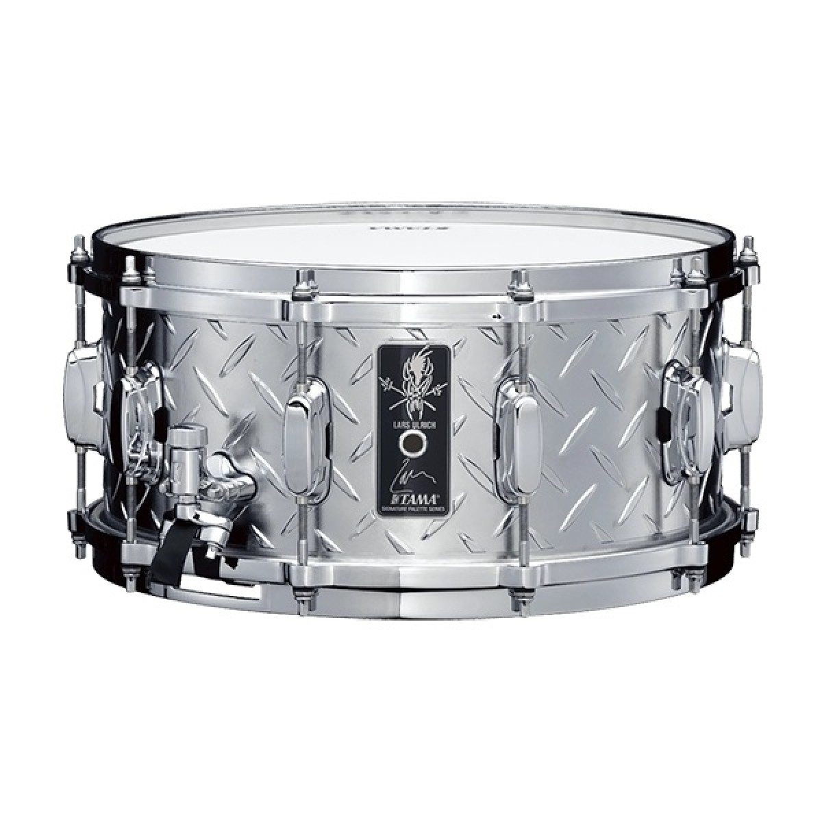 Drum Shop | Sale On Now! | Tama Lars Ulrich Diamond Plate Steel 14 x