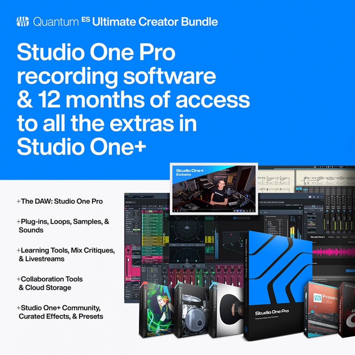 Recording Shop | Sale On Now! | PreSonus Quantum ES2 Ultimate Bundle