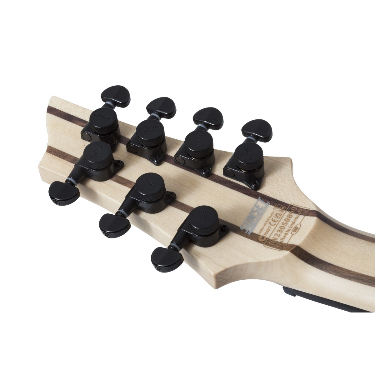 Guitar Shop | Sale On Now! | Schecter Sunset-7 Triad Gloss Black